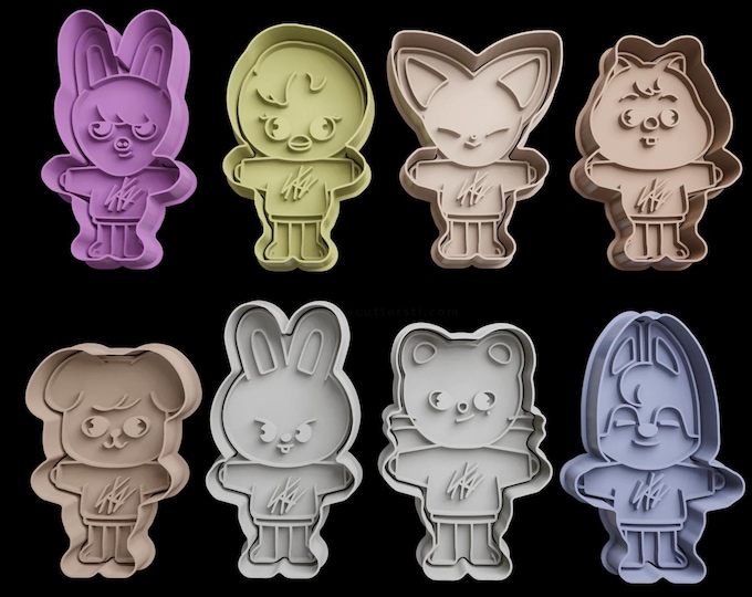 Stray Kids Skzoo Mini 3D Print Figures - Etsy