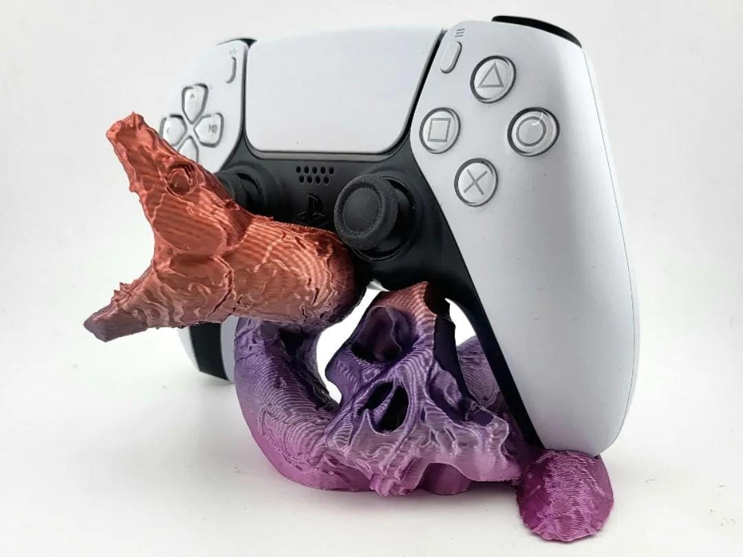 Ps5 Playstation 5 Controller Stand Display Snake and Skull - Etsy