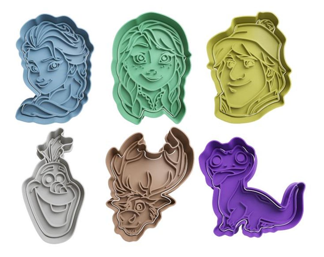 Frozen Cookie Cutters + Insert - Approx. 8cm - Etsy
