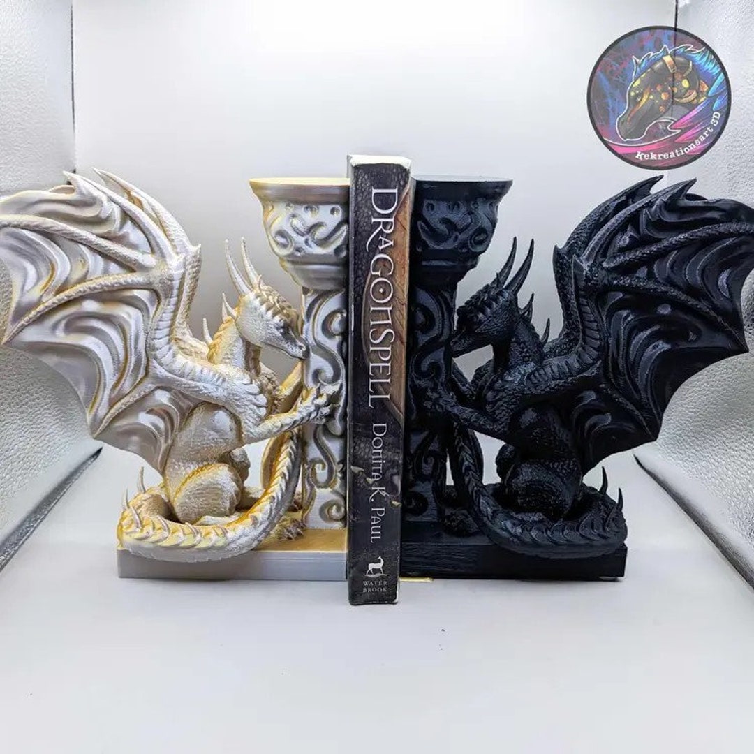 Dragon Book Ends High Quality - 20cm Tall - Etsy