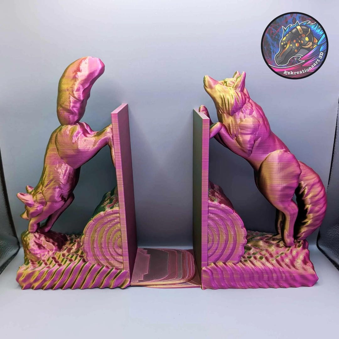 Fox Bookends - 22cm High - Other Colours Available - Etsy