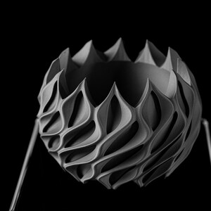 Twisted Planter Pot With Drainage Tray, Unique Modern 3D Printed for ...