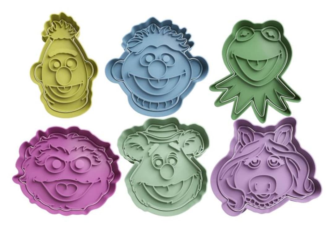 Muppets Cookie Cutters + Insert - Approx. 8cm - Etsy