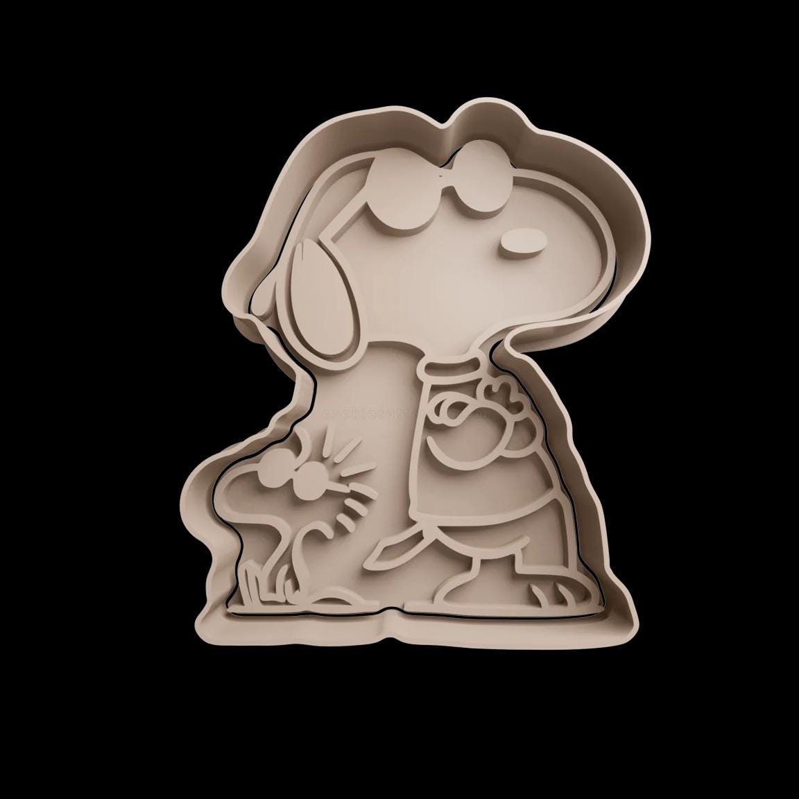 Snoopy Cutters + Insert - Approx. 8cm - Etsy
