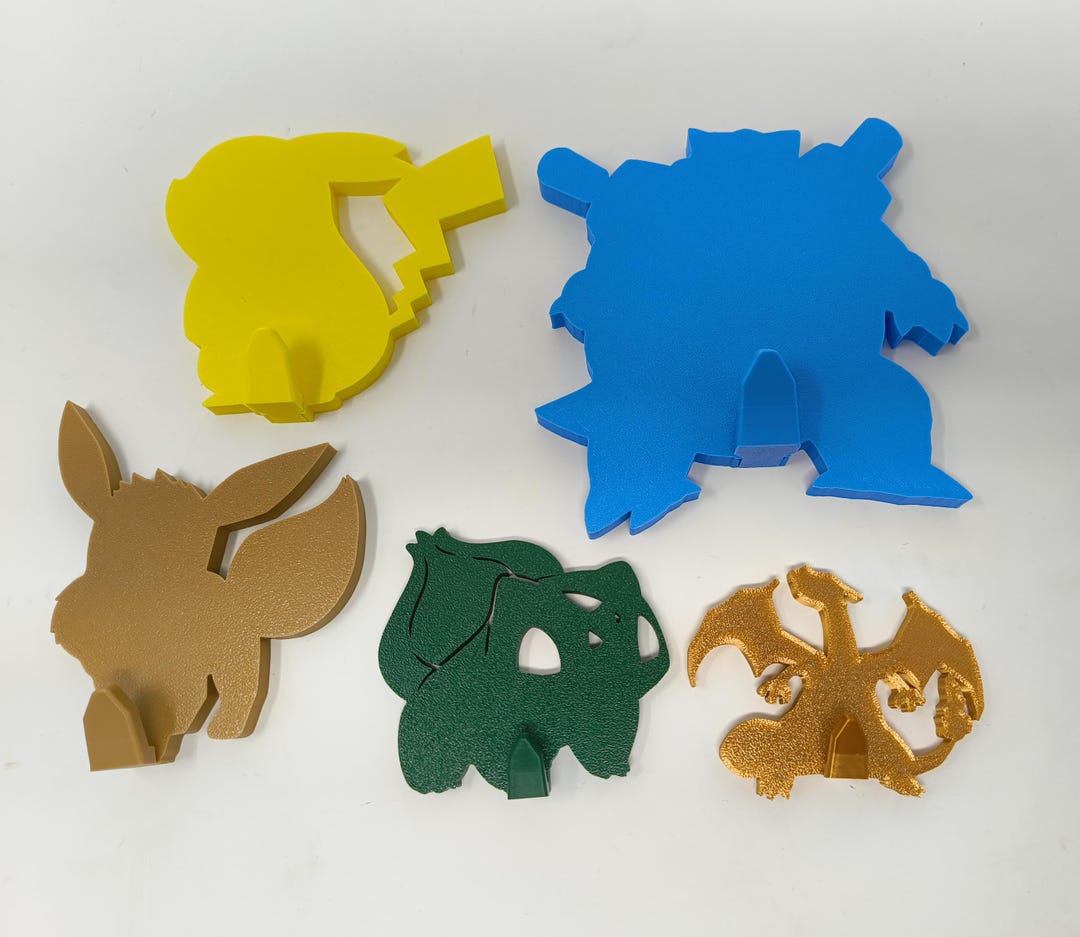 Kids Coat Hooks Pokemon Door Wall Mounted Jacket Hanger Children Room ...