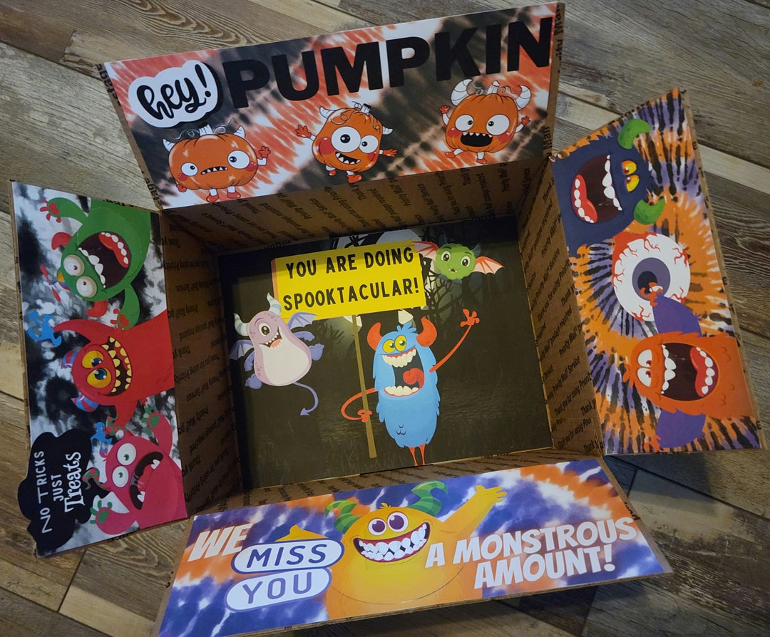 Digital Download Printable Care Package October Decor for Medium Flat ...