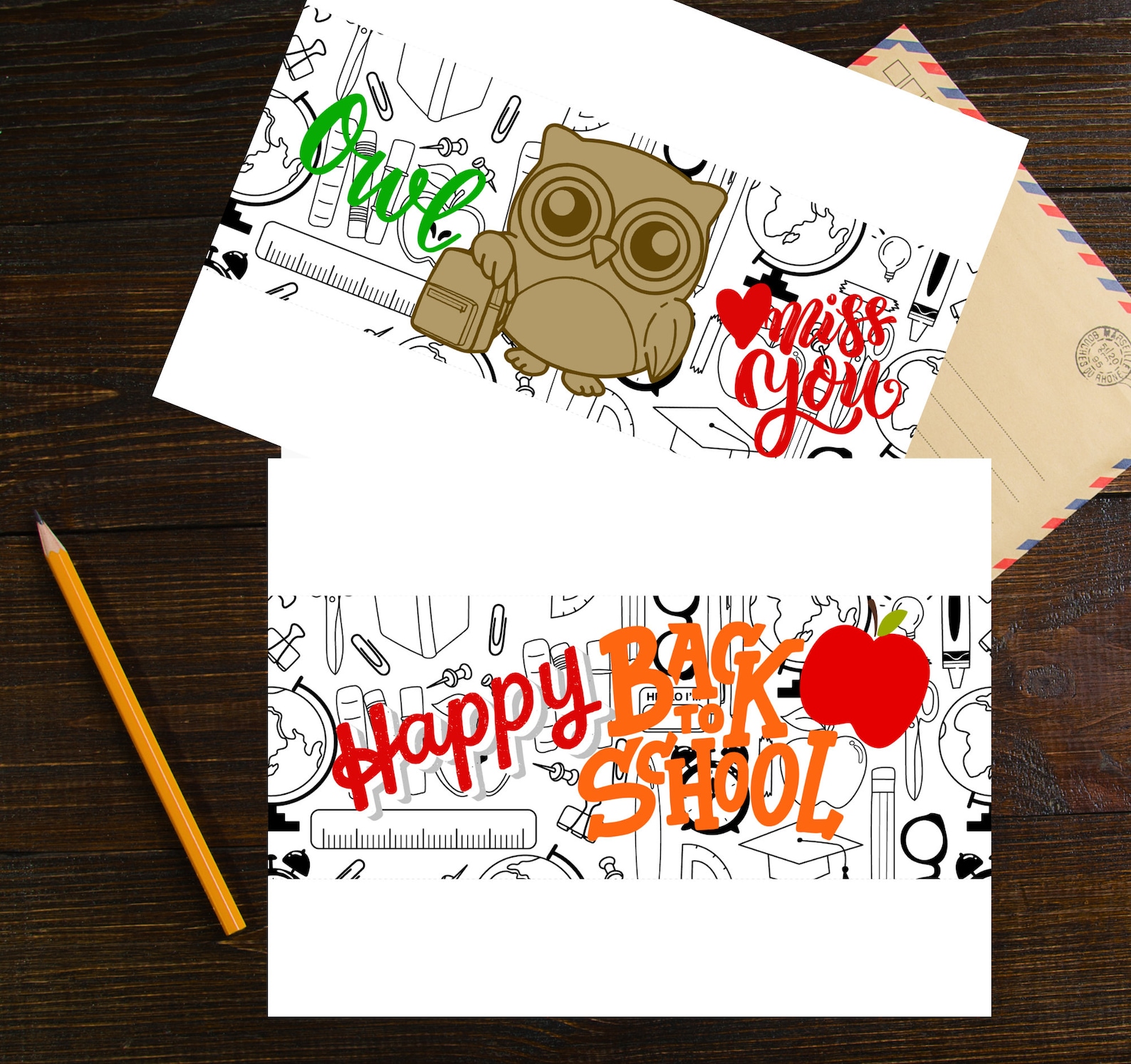 Digital Download Printable Care Package Back to School Insert Decor for ...