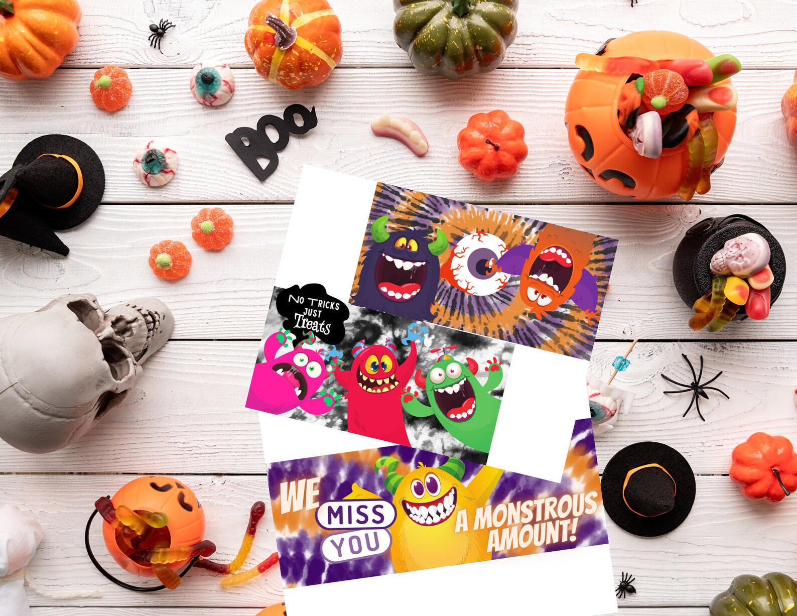 Digital Download Printable Care Package October Decor for Medium Flat ...