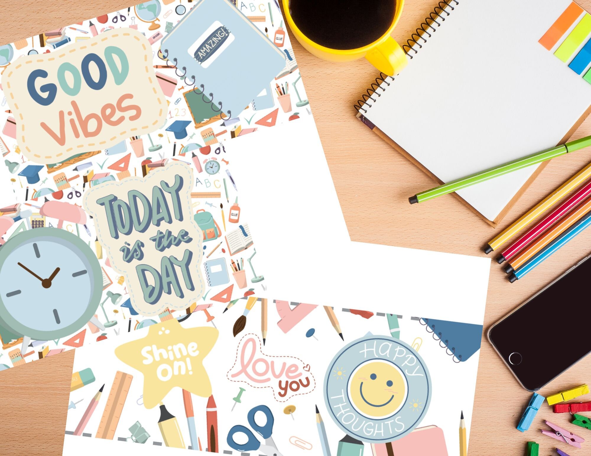 Digital Download Printable Care Package Back to School Insert Decor for ...