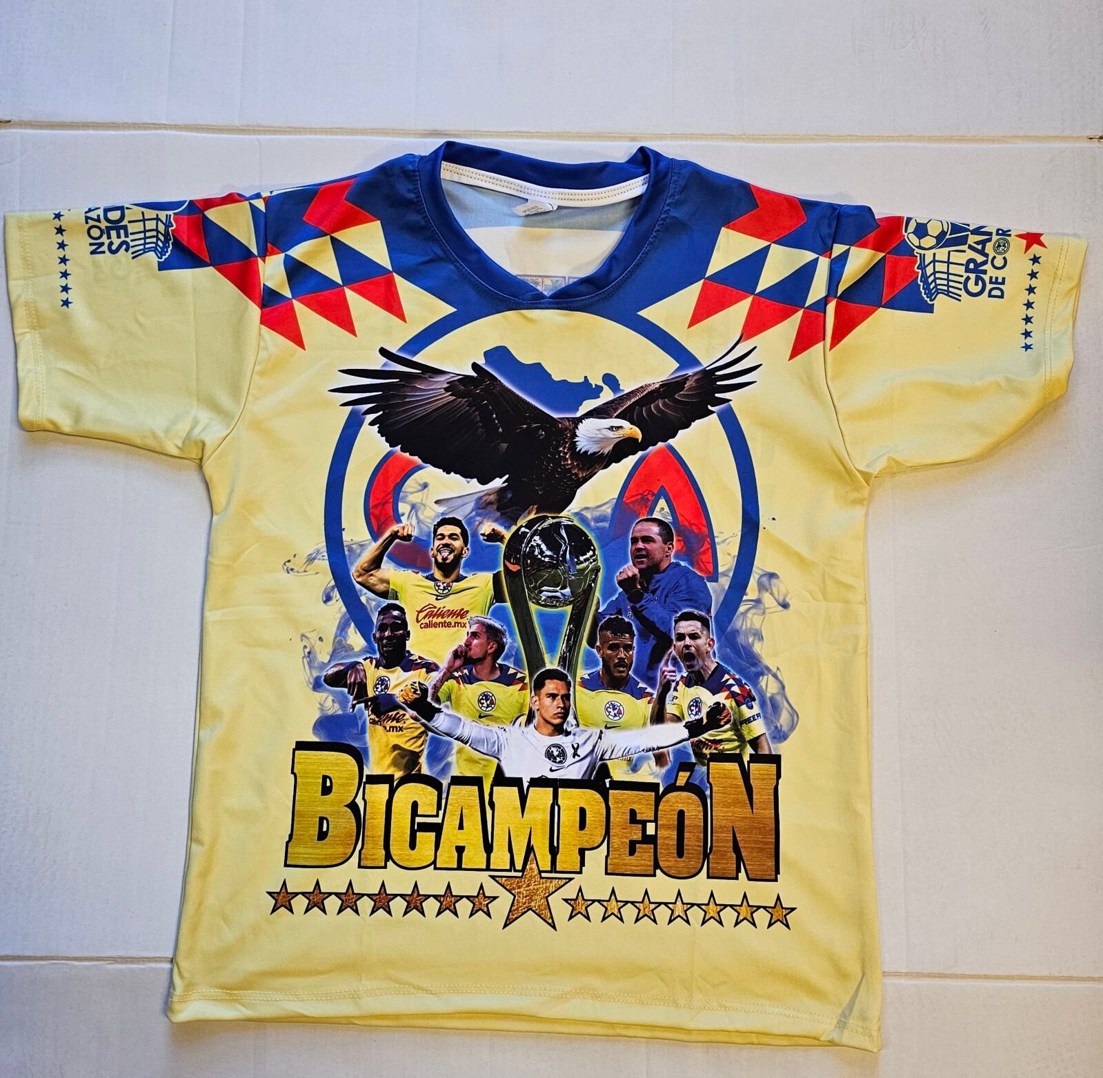 Club America Liga MX Bicampe n Jersey Corre Grande Club America Liga MX Bicampe n Jersey Corre Grande