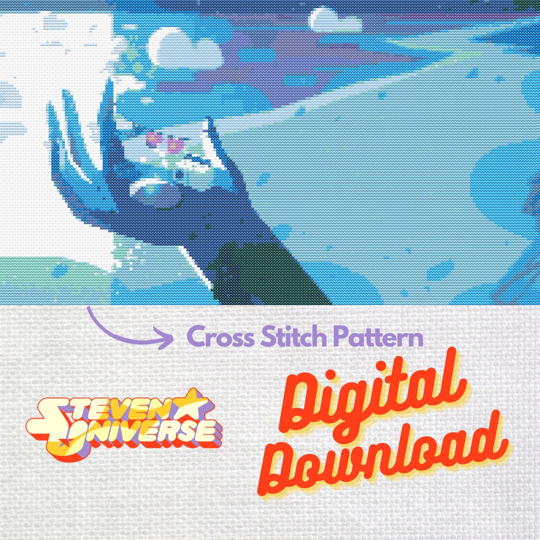 Temple Hand Laundry - Steven Universe Cross Stitch Pattern - Etsy