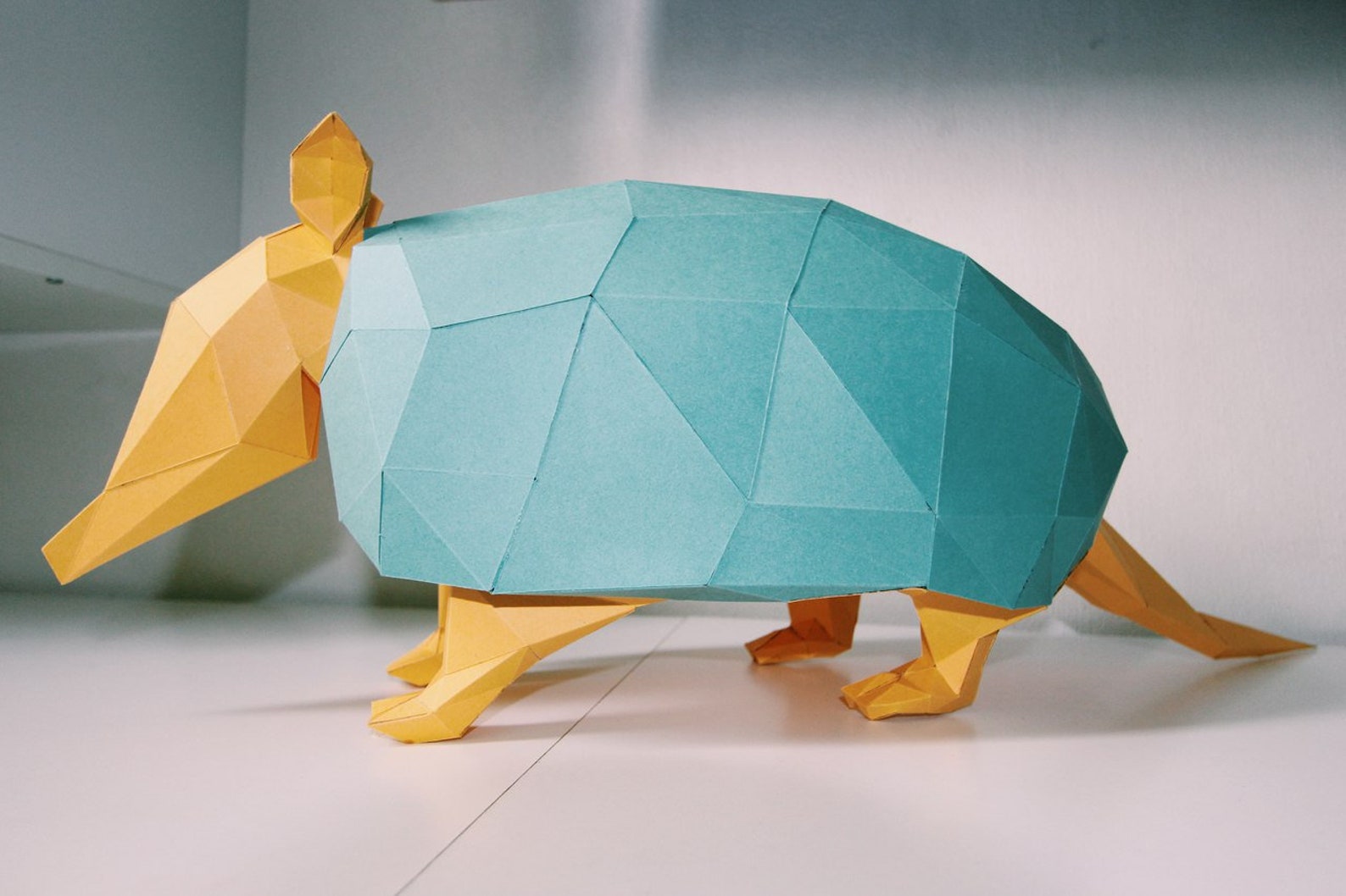 Papercraft Armadillo Model, Create Your Own 3D Papercraft Model, 3D ...