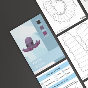 Papercraft Octopus Model, Create Your Own 3D Papercraft Model, 3D ...