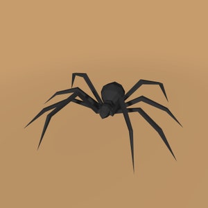 Papercraft Spider Model, Create Your Own 3D Papercraft Model, 3D ...