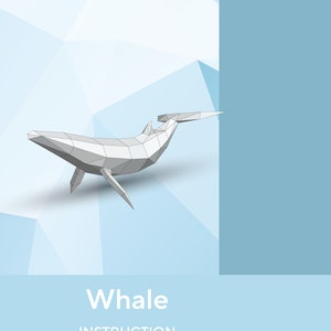 Papercraft Whale Model, Create Your Own 3D Papercraft Model, 3D Origami ...