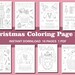 16 Christmas Coloring Pages, Printable PDF, Coloring Book for Kids ...