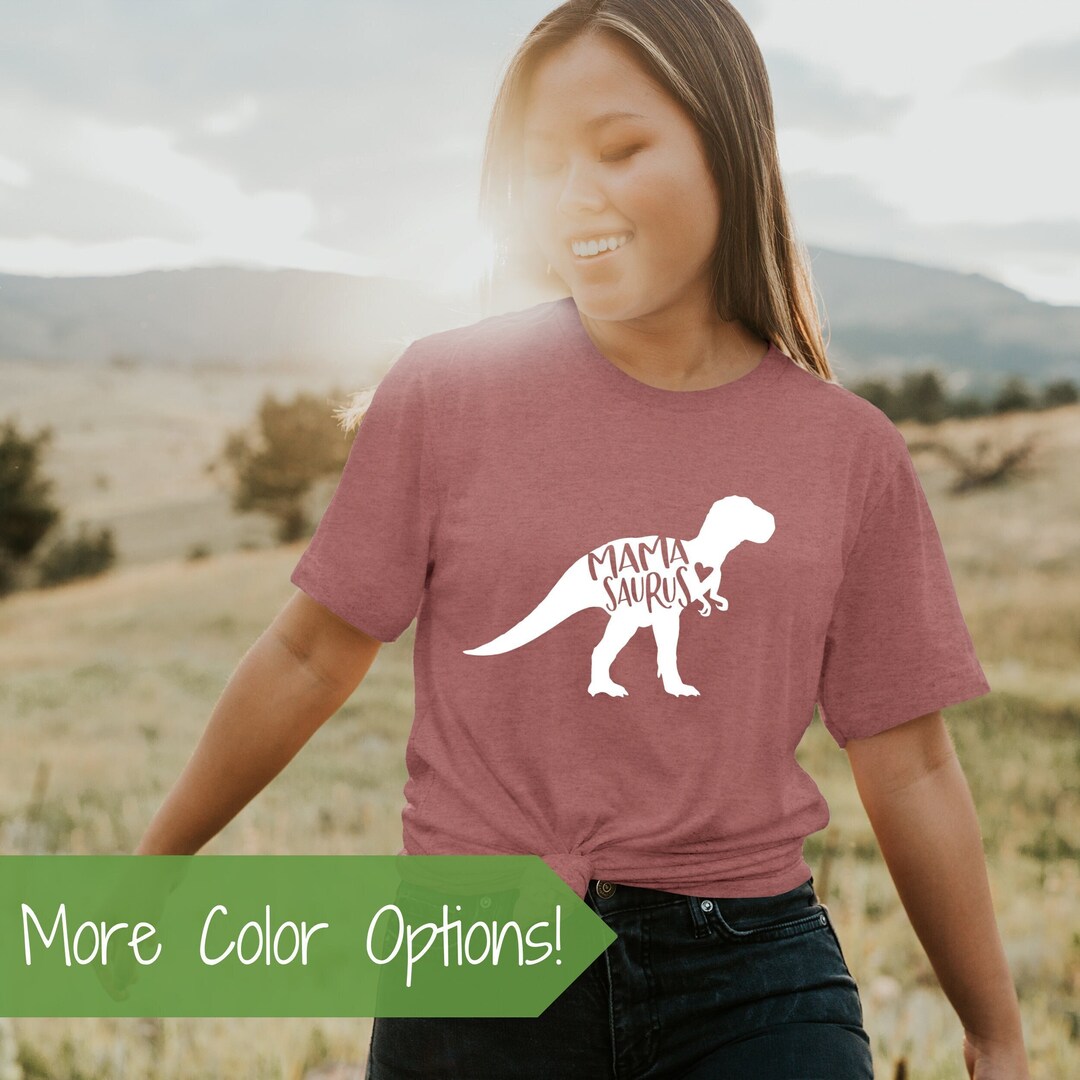Mamasaurus Shirt, Dinosaur Mom Shirt, Mom T-shirt, Mommy Shirt, Mother ...