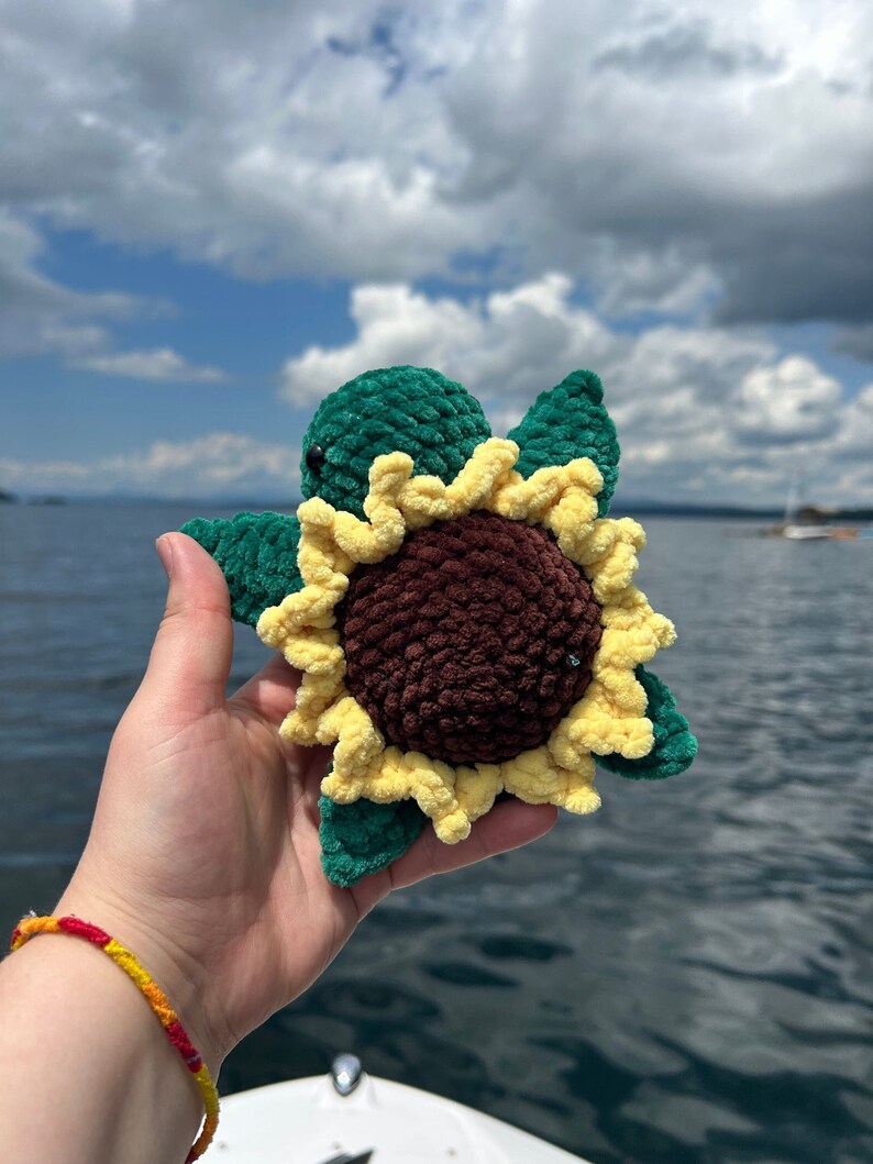 Sunflower Turtle - Etsy