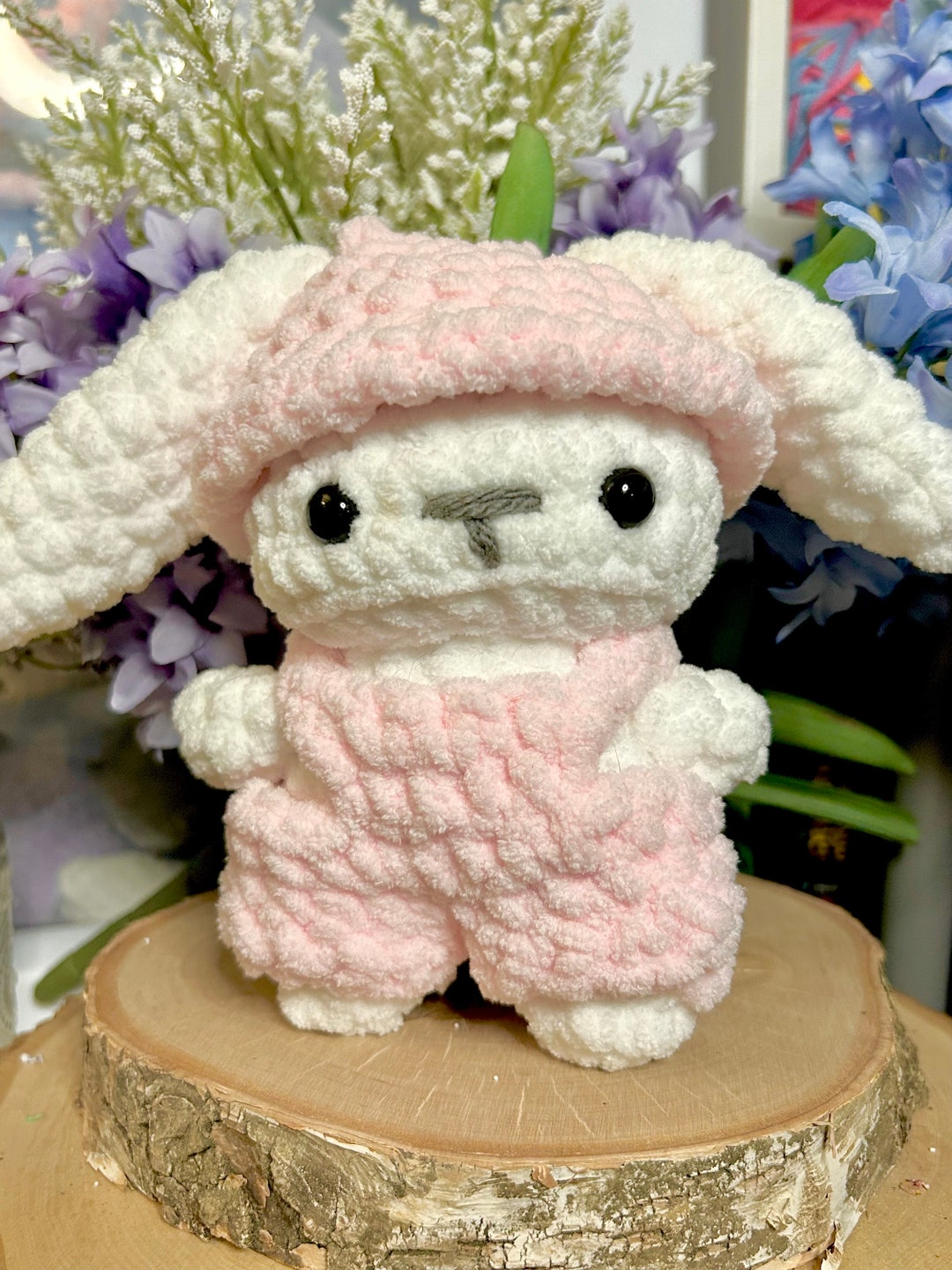 Bunny With Overalls - Handmade Plushie - Etsy