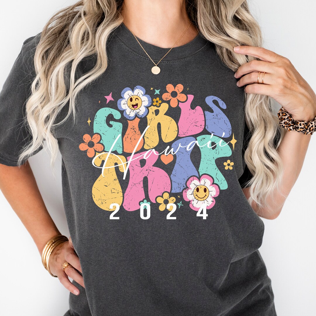 Comfort Colors® Custom Destination Girls Trip Shirt, Girls Holiday ...