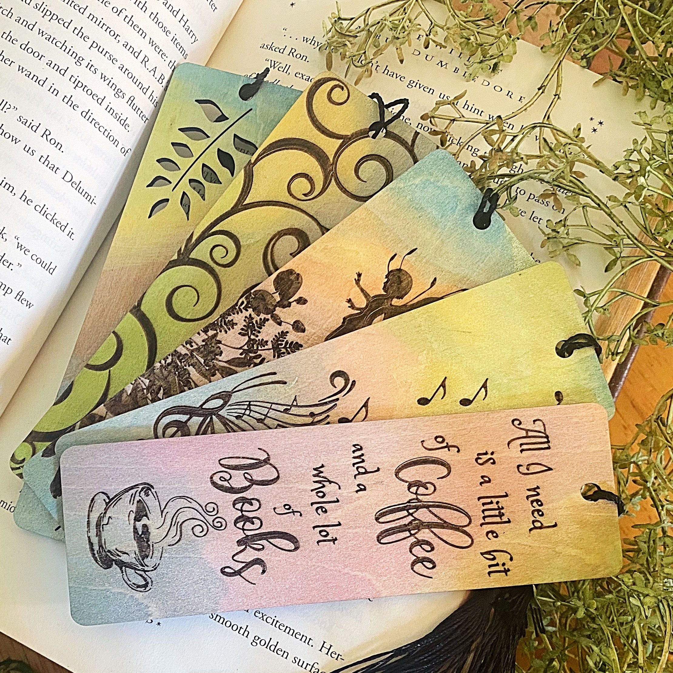 Whimsical Bookmarks, SVG, Dxf, Laser Cut Files, Lightburn, Xcs, Xtool ...