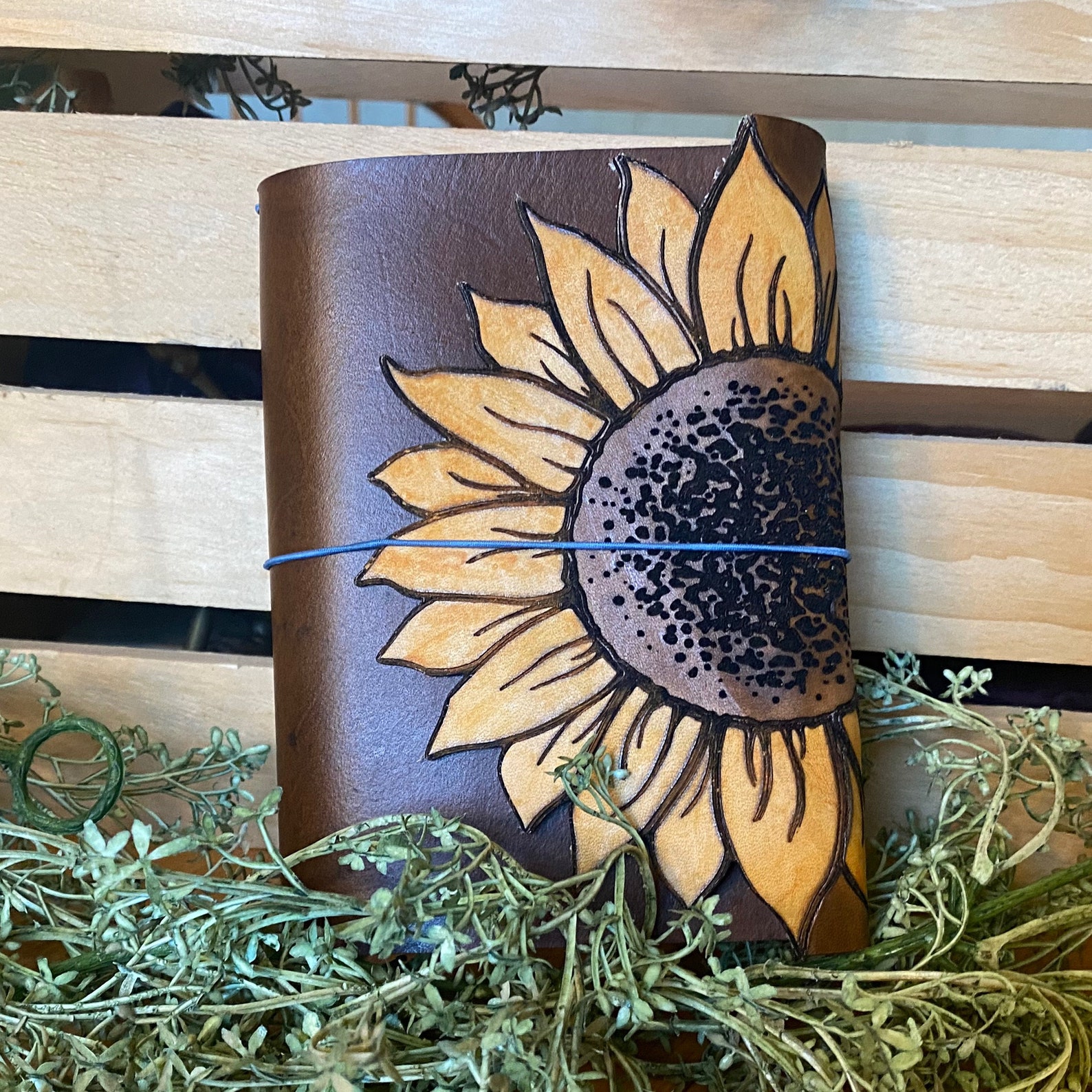 Sunflower Trifold Journal, SVG, Dxf, Laser Cut File, Lightburn, Xcs ...