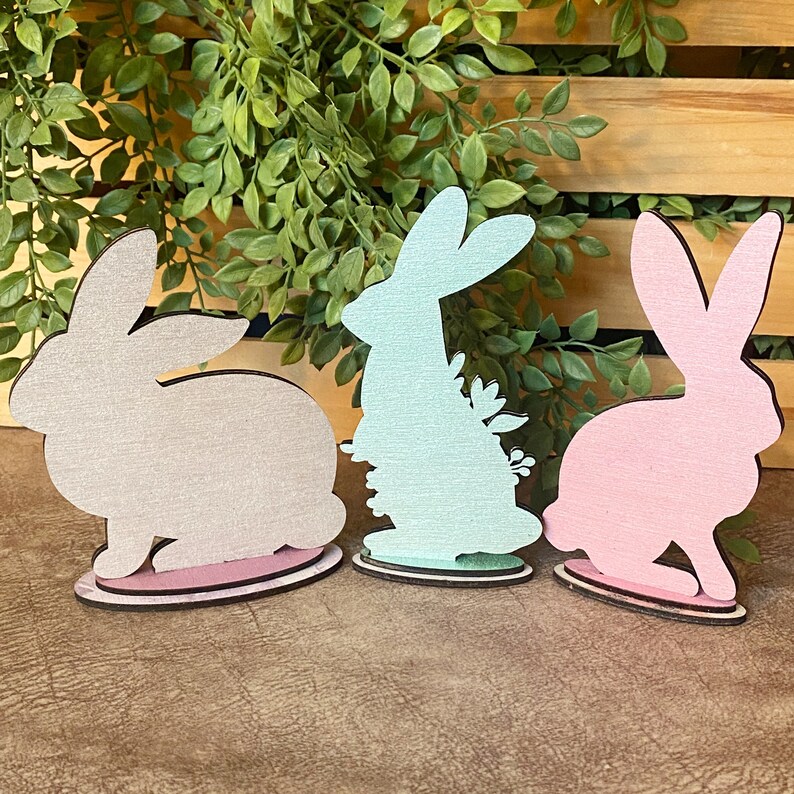 Easter Bunny Shelf Decor SVG, Rabbit Shelf Decor SVG, Bunny Shelf ...