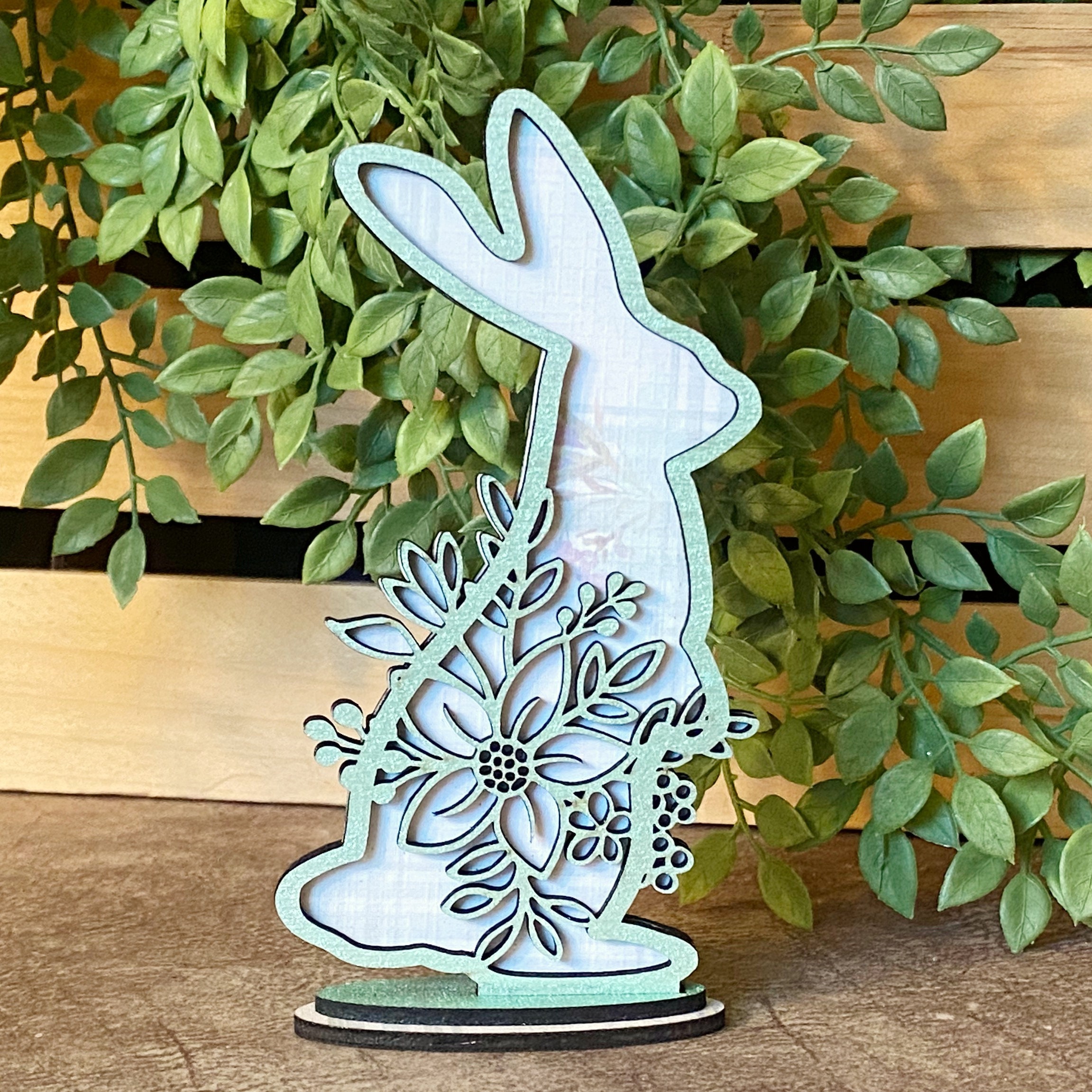 Easter Bunny Shelf Decor SVG, Rabbit Shelf Decor SVG, Bunny Shelf ...