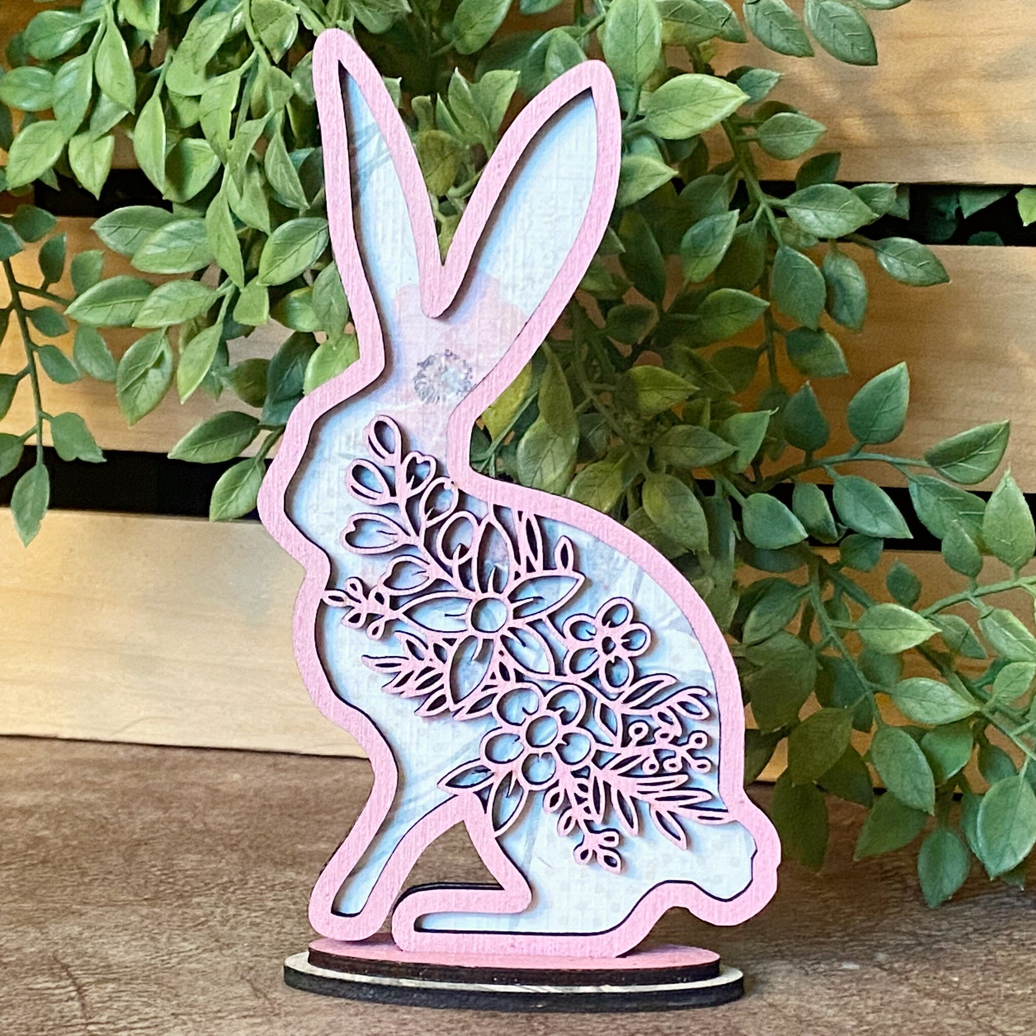 Easter Bunny Shelf Decor SVG, Rabbit Shelf Decor SVG, Bunny Shelf ...