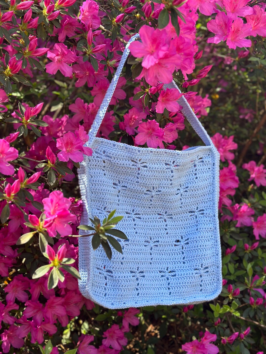 Dragonfly Tote Bag Crochet Pattern - Etsy