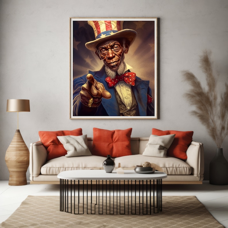 Black Uncle Sam - Etsy