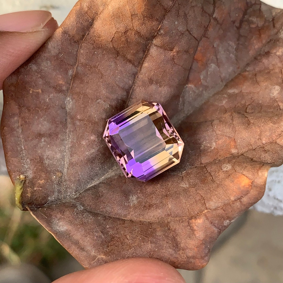7.40 Carats Faceted Bolivian Ametrine Loose Ametrine Bi - Etsy