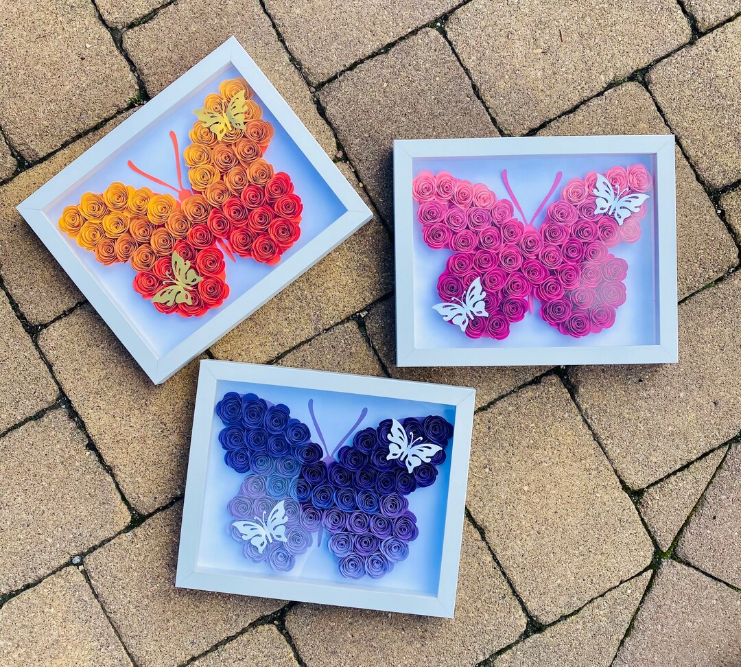 How To Make Butterfly Shadow Box