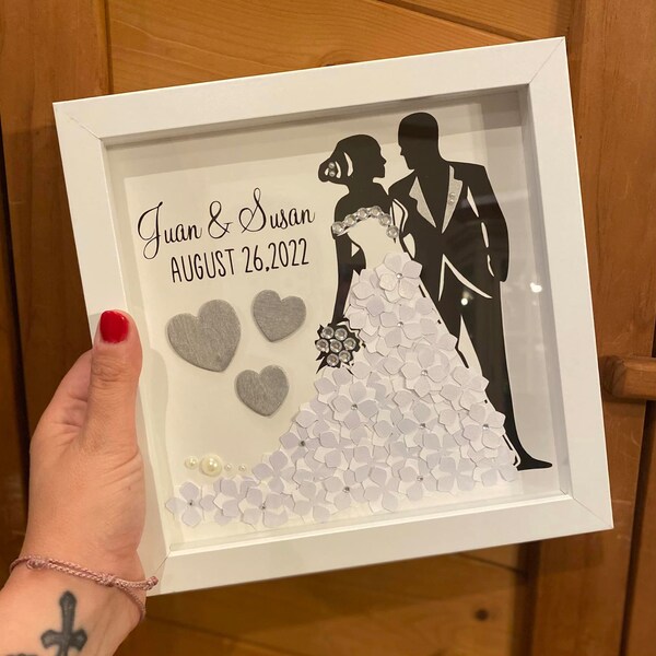 Wedding Shadow Box - Etsy
