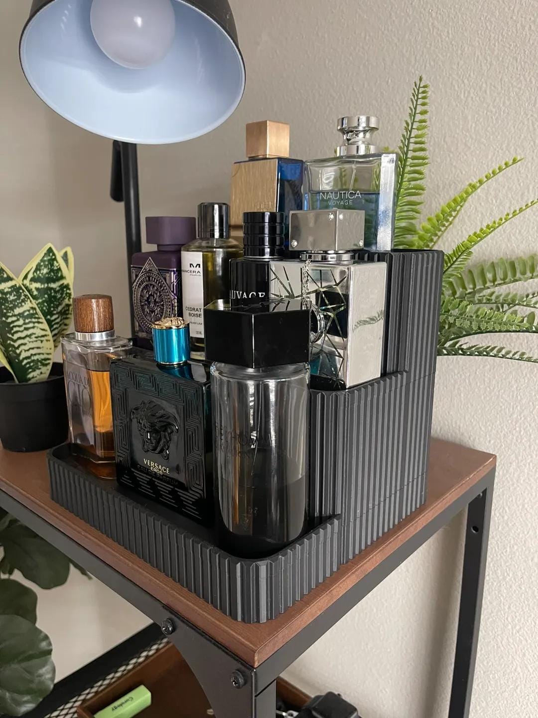 Large Fragrance Display Shelf | Perfume and Cologne Bottle Organizer ...