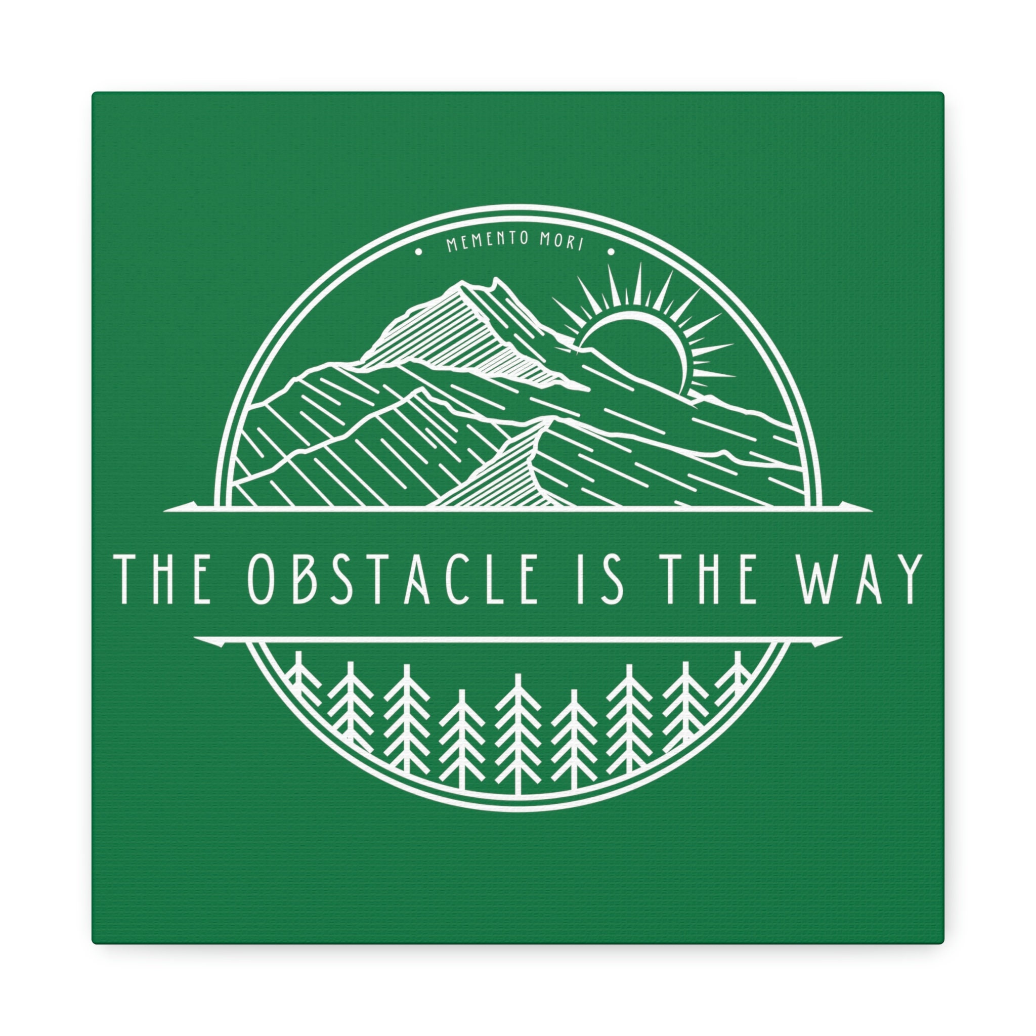 The Obstacle is the Way Stoic Wall Art Canvas Gallery Wraps | Home ...
