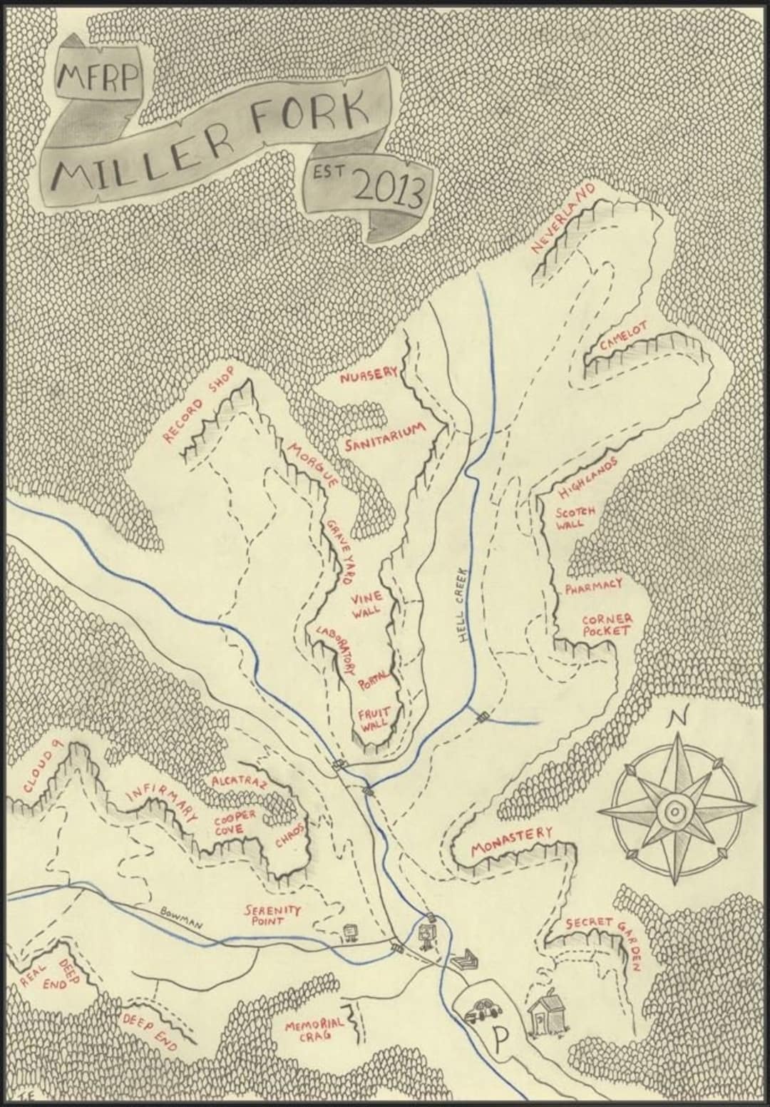 Miller Fork Recreational Preserve (MFRP) Print (13" X 19") - Etsy