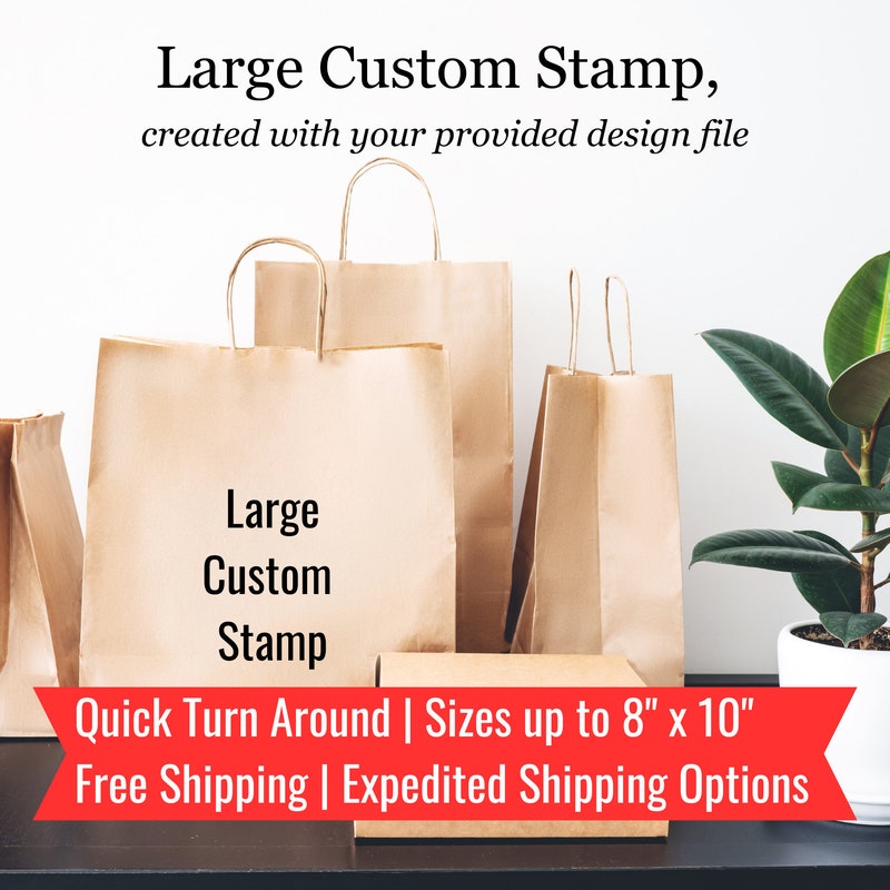 Large Custom Stamp - Etsy