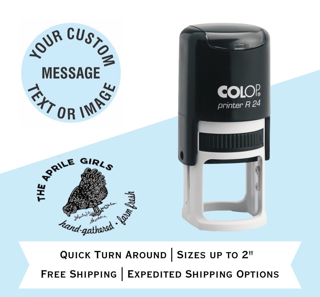 Custom Logo Stamp Branding Stamp Marketing Stamp Business Stamp Small ...