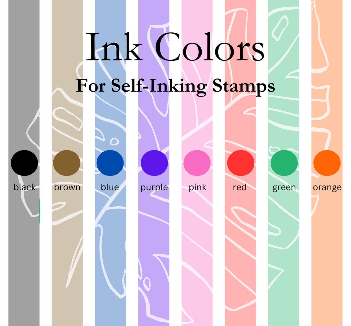 Custom Logo Stamp Branding Stamp Marketing Stamp Business Stamp Small ...