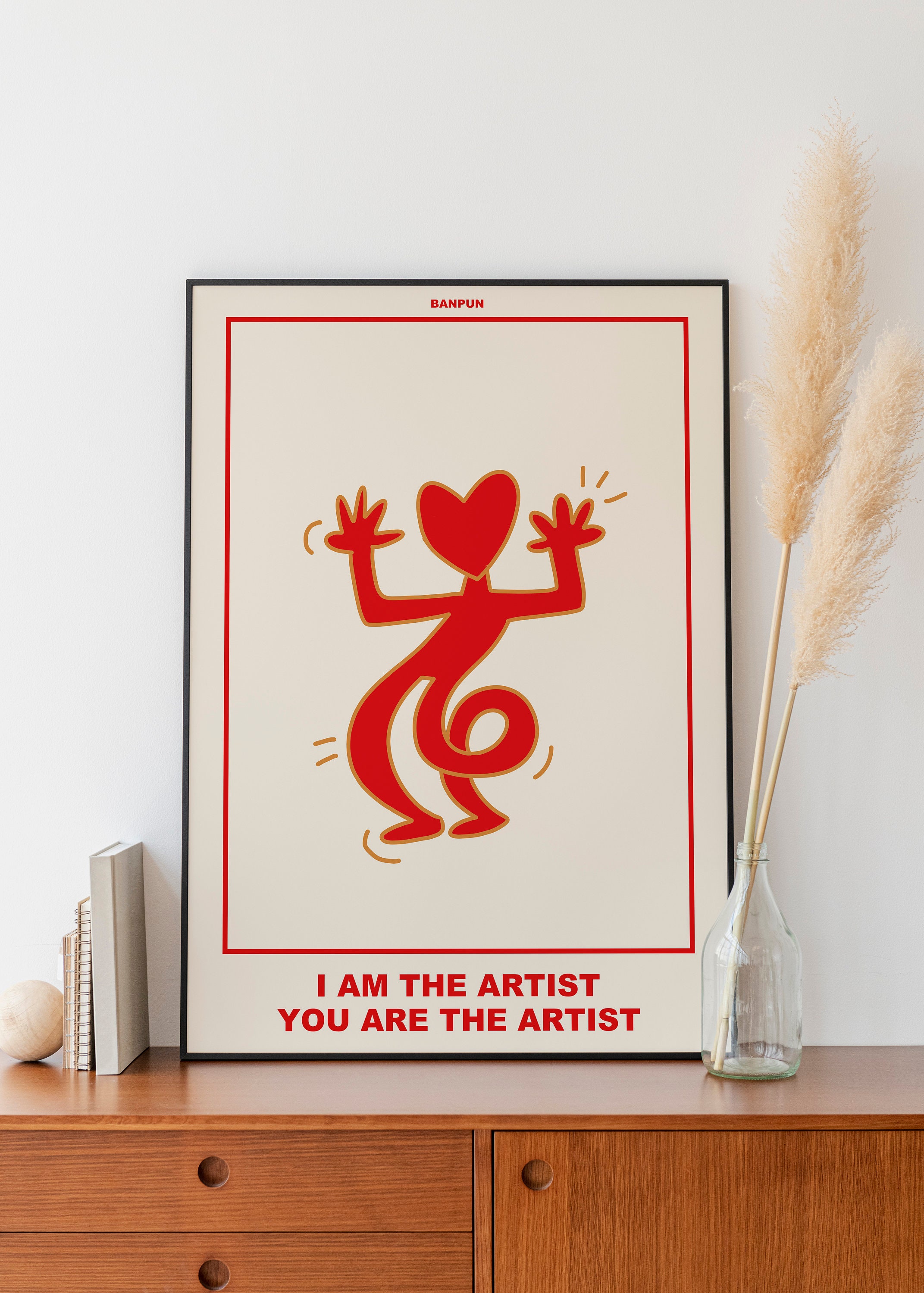 Art Quote Artist Printable Poster Contemporary Street Art Style Print ...