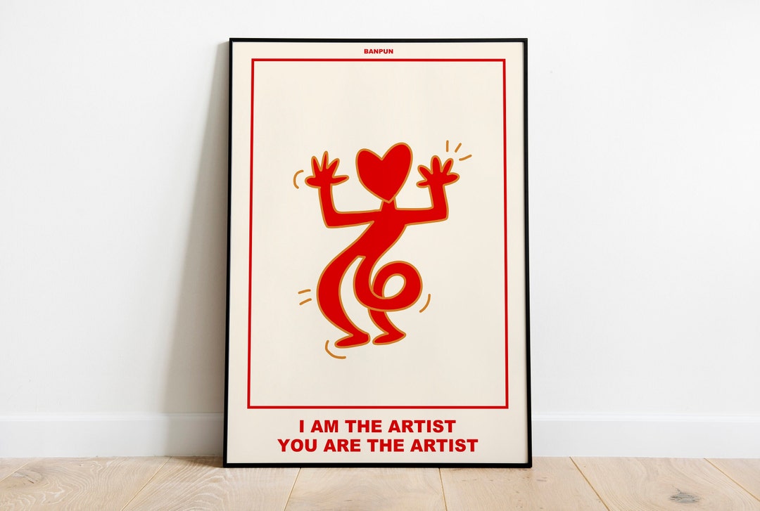 Art Quote Artist Printable Poster Contemporary Street Art Style Print ...