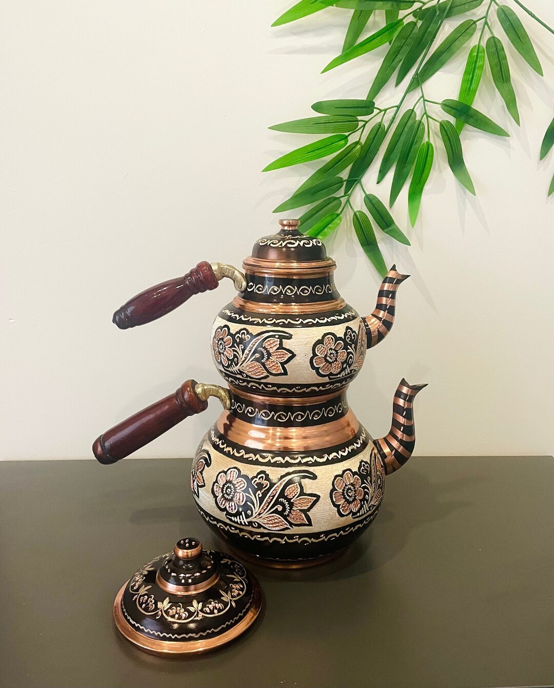 Copper Teapot, Counter Top Kettle, Antique Copper Teapot - Etsy