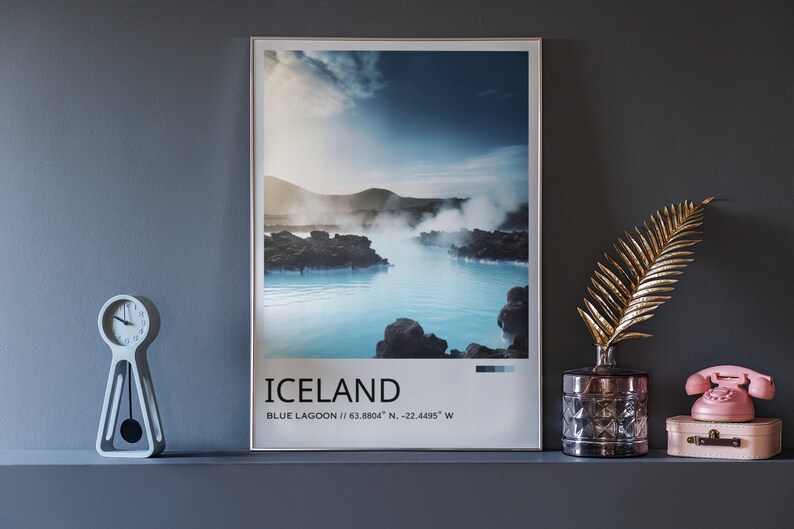 Iceland Blue Lagoon Print, Blue Lagoon Art, Iceland Print, Blue Lagoon ...