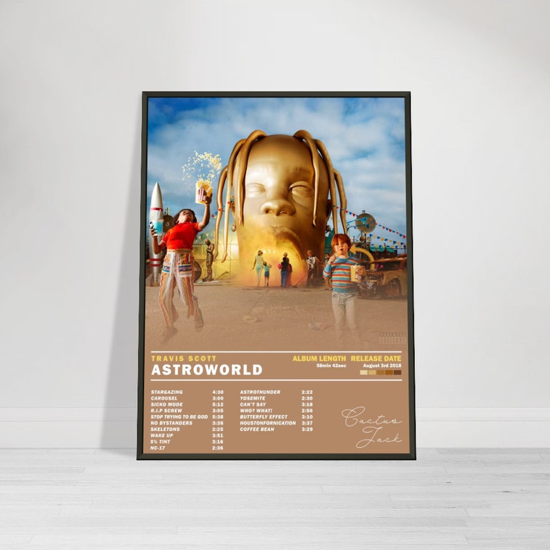 Travis Scott Astroworld, Travis Scott Print, Astroworld Album, Travis ...