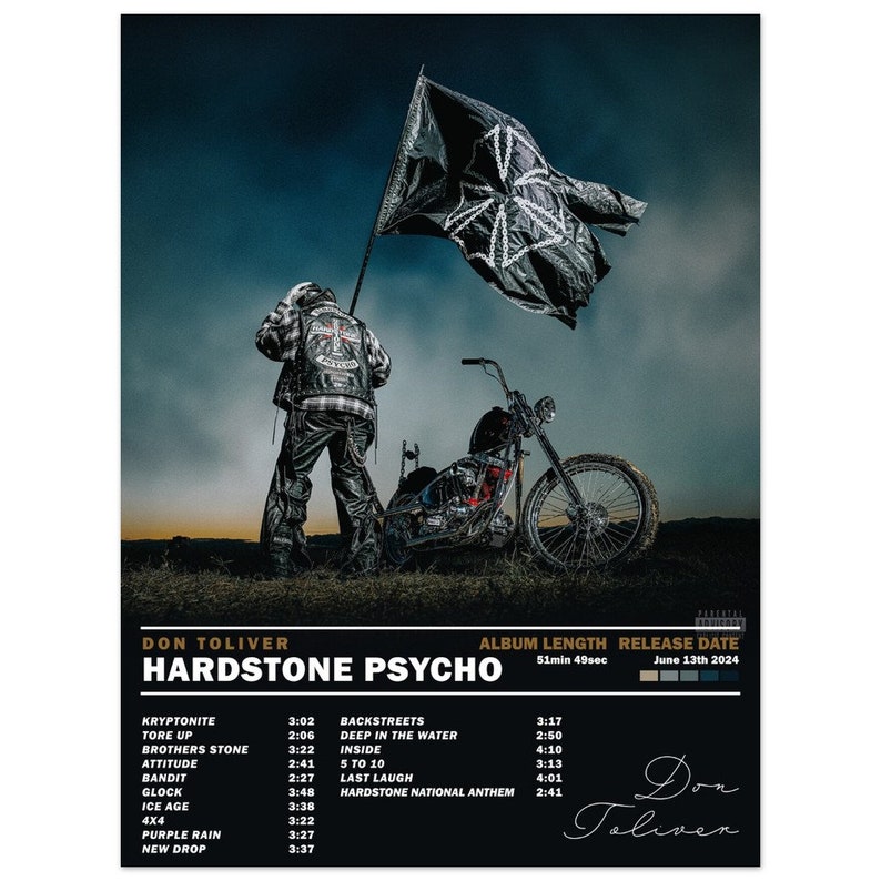 Don Toliver Hardstone Psycho, Don Toliver Print, Hardstone Psycho Album ...