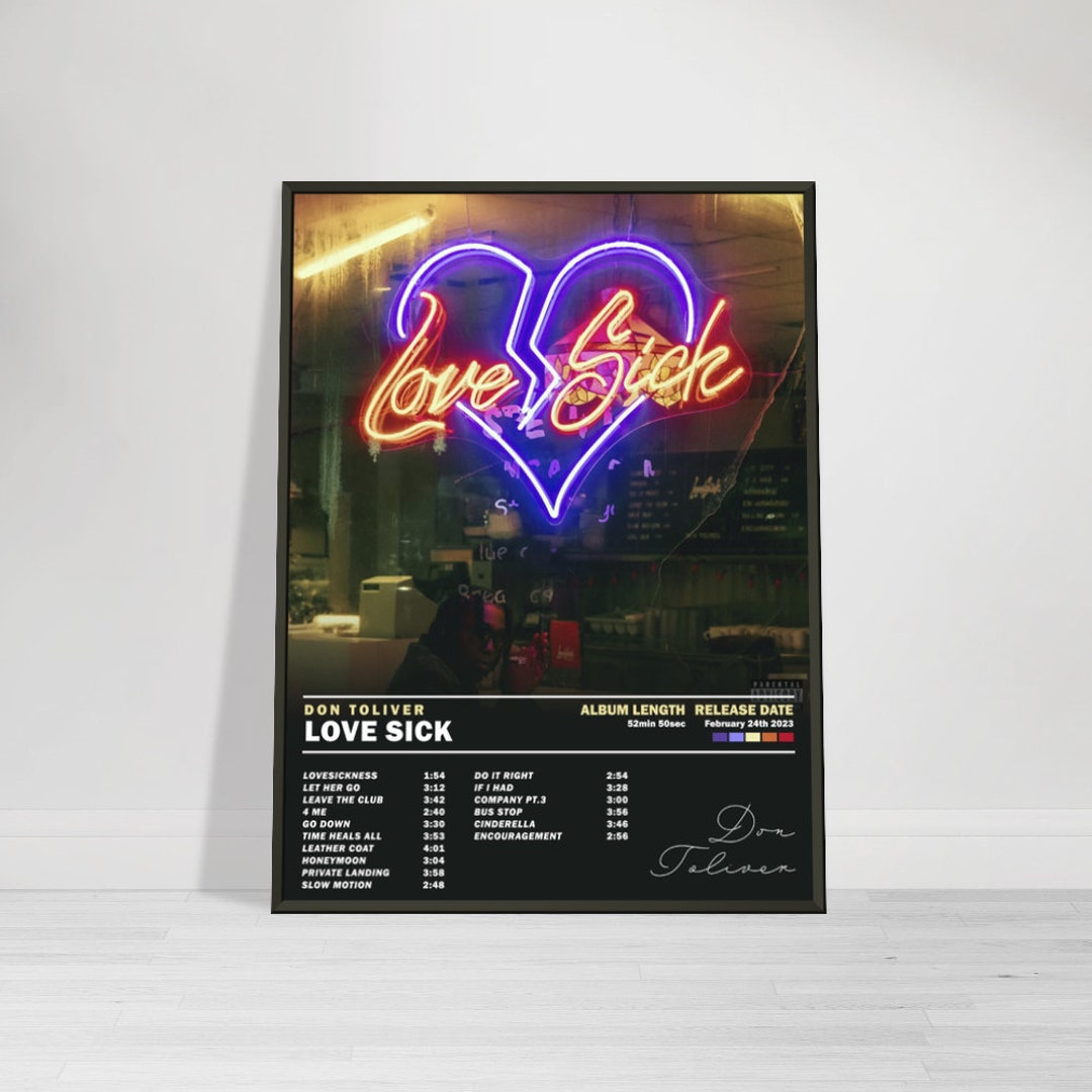 Don Toliver Love Sick, Don Toliver Print, Love Sick Album, Don Toliver ...