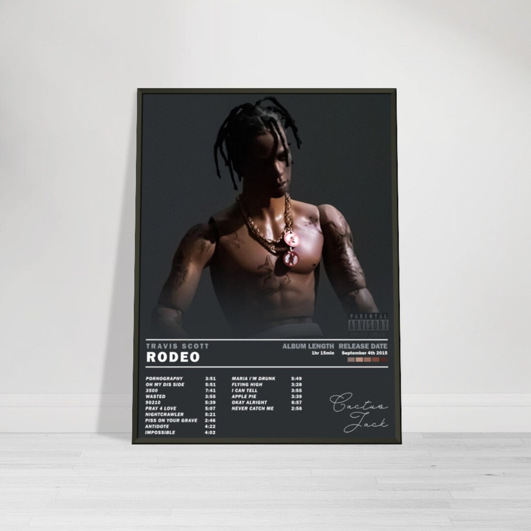 Travis Scott Rodeo, Travis Scott, Rodeo, Travis, Album Print, Utopia ...