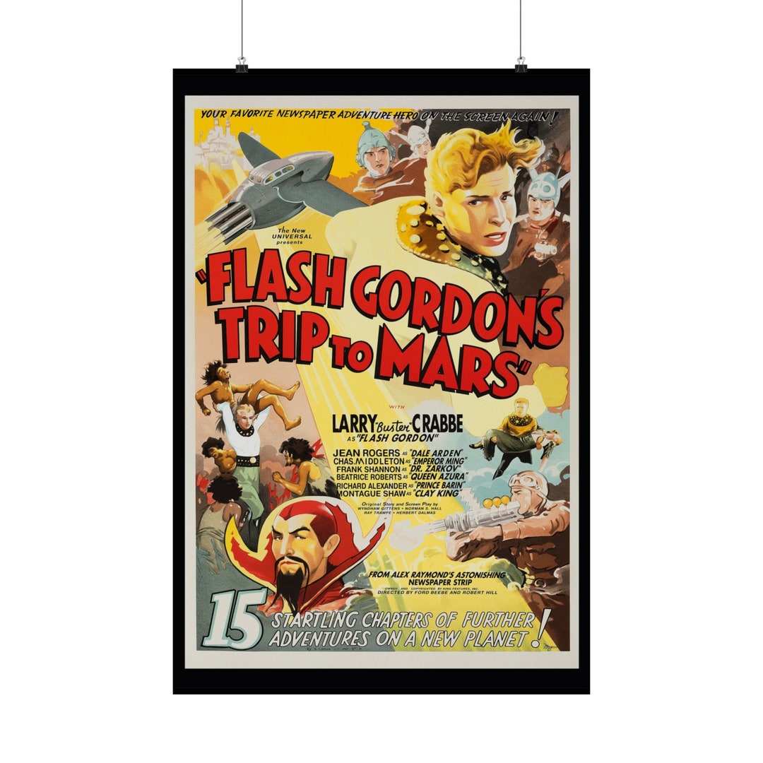 Flash Gordons Trip to Mars, Movie Poster Copy Print. - Etsy