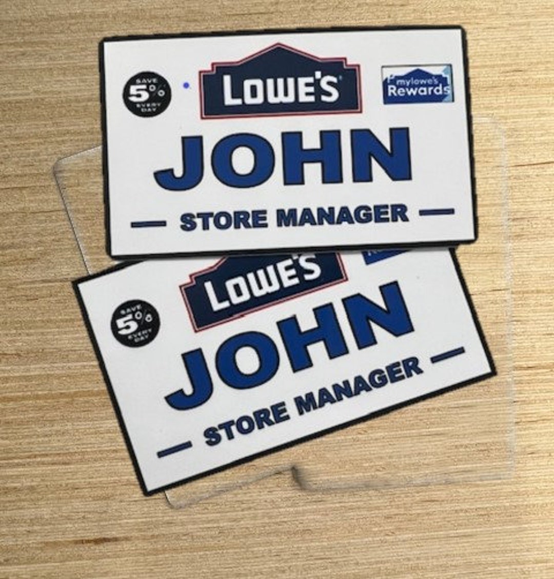 Lowes Color Name Plate - Customizable Name Tags, Personalized Color ...